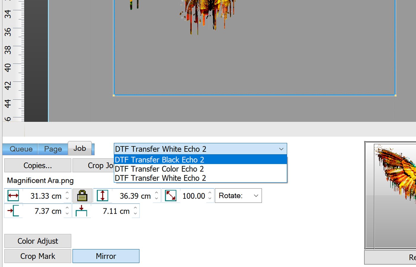 How to print DTF with TexJet® DTG printers