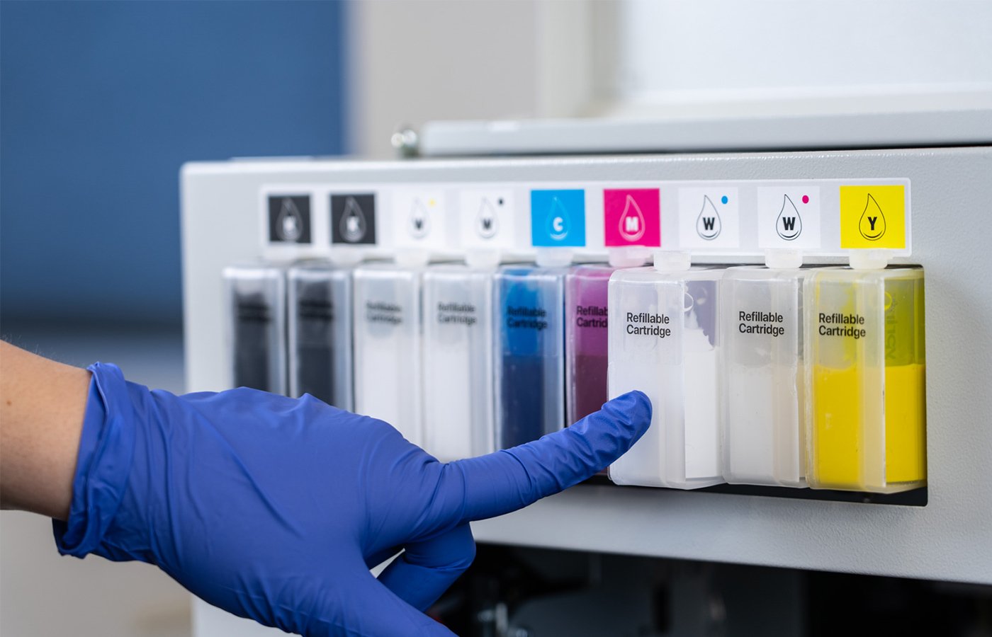 TexJet echo2: How to perform the Ink Charge process