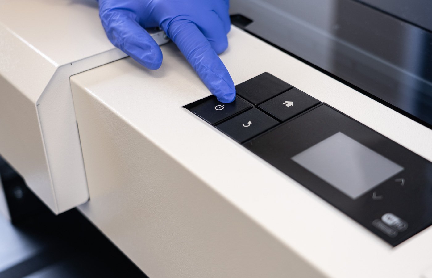 TexJet echo2: Printhead control panel