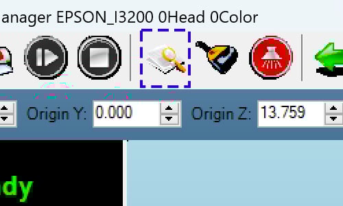 Texjet NG Series Printers: Nozzle check
