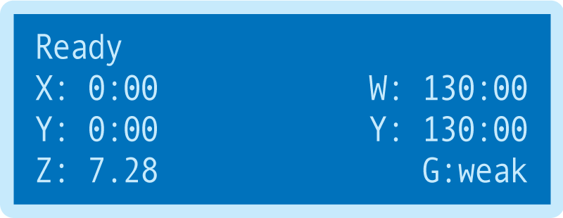 Texjet NG Series Printers: Keypad & LCD Screen